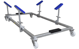 Verrijdbare bootbokken - Nautische-Opslagsystemen.nl